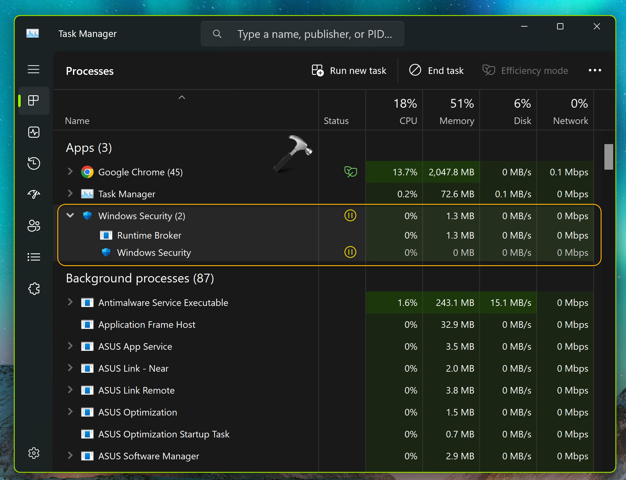 Windows 11'de Defender taraması sırasında CPU kullanımını sınırlayın - Küresel Geek