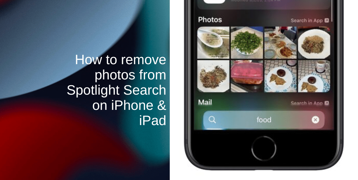 İPhone ve iPad'de Spotlight Search'ten fotoğraflar nasıl kaldırılır
